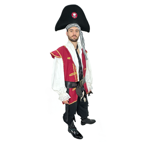 Premium Red Swashbuckler Adult Costume – AbracadabraNYC