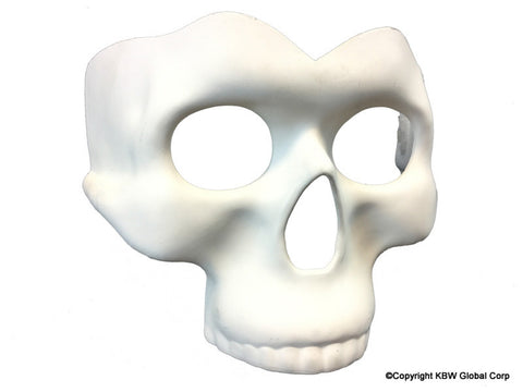 Blank White Skull Mask – AbracadabraNYC