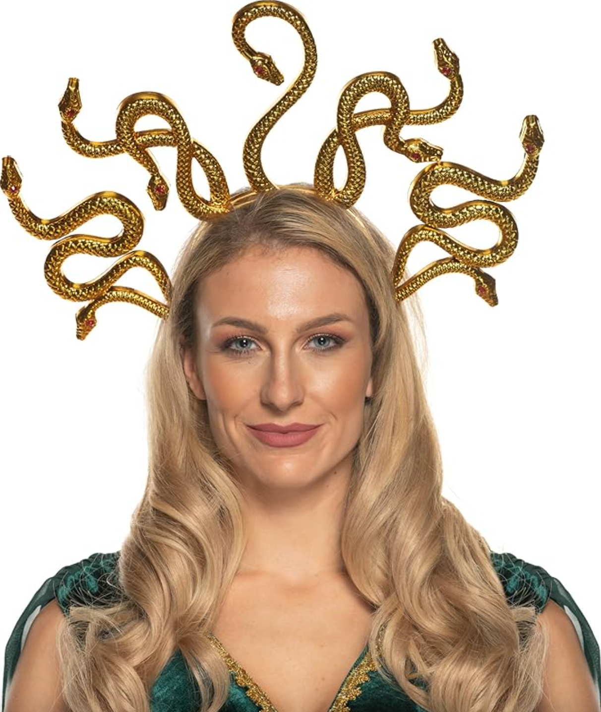 Medusa Snake Golden Rhinestone Headpiece – AbracadabraNYC