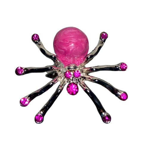 Colorful Crystal Spider Ring – AbracadabraNYC