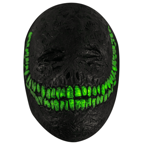 Creepy Grinning Creature Glow in the Dark Half Mask – AbracadabraNYC