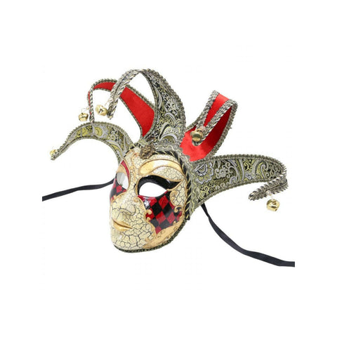 Full Face Jester Venetian Mask – AbracadabraNYC
