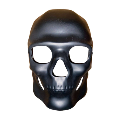 Full Face Matte Black Skull Mask – AbracadabraNYC