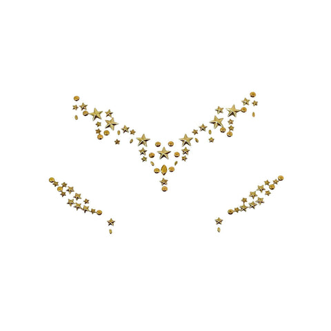 Gold Star Face Jewels – AbracadabraNYC