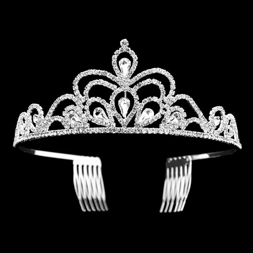 Teardrop Rhinestone Princess Tiara – AbracadabraNYC