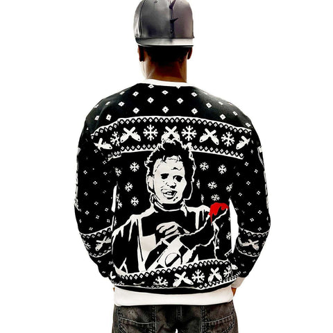 The Texas Chainsaw Massacre Leatherface Holiday Sweater – AbracadabraNYC