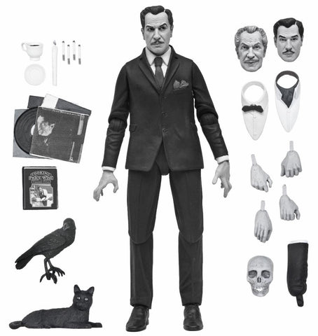 Vincent Price - 7" Scale Action Figure - Ultimate Black & White Vincen ...