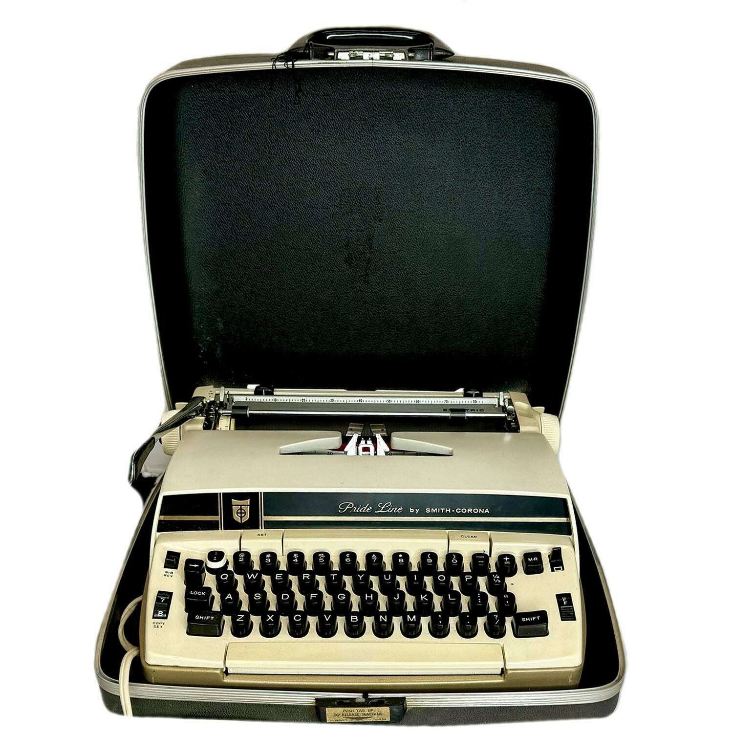 Vintage Smith Corona Electric Typewriter with Case Prop – AbracadabraNYC