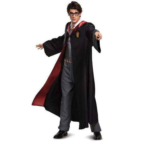 Deluxe Harry Potter Adult Hooded Robe & Jumpsuit Costume – AbracadabraNYC