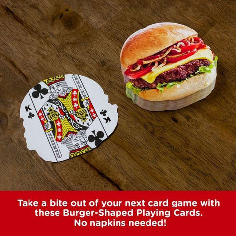 Hamburger Shaped Playing Cards – AbracadabraNYC