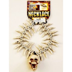Stone Age Teeth and Skull Necklace – AbracadabraNYC