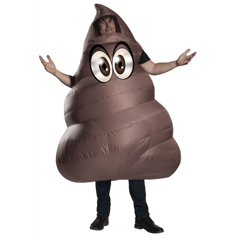 Inflatable Poop Emoji Adult Costume – AbracadabraNYC
