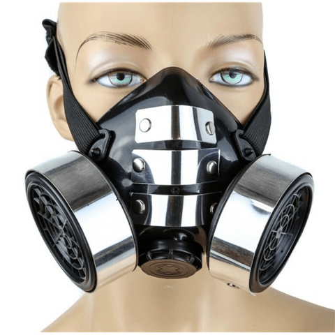 Silver Metal Plate Gas Mask – AbracadabraNYC