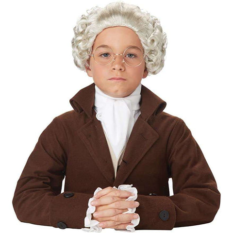 Grey Colonial Peruke Child Wig – AbracadabraNYC