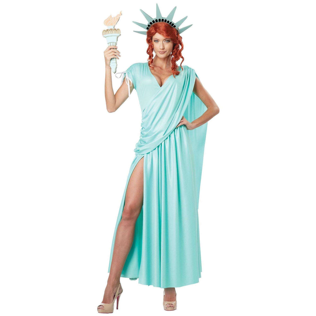 Lady Liberty Statue Adult Costume – AbracadabraNYC