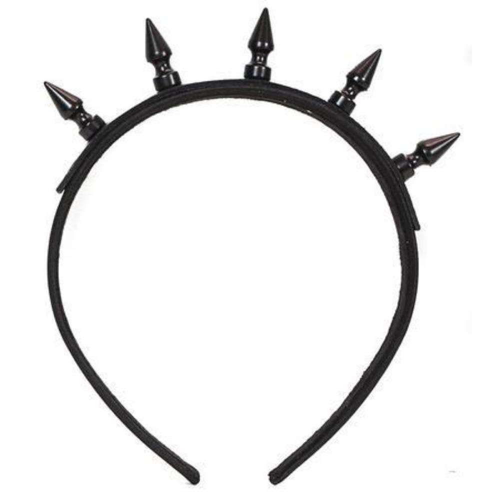 1’’ Spike Headband with Black Spikes – AbracadabraNYC