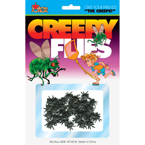 Pack of Creepy Fake Flies – AbracadabraNYC