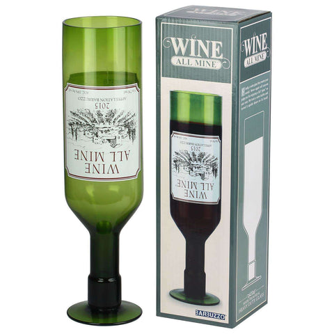 Upside Down Wine Bottle Glass – AbracadabraNYC
