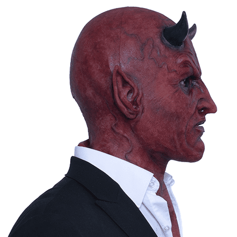 Lucifer Hyper Realistic Mask & Full Cowl – AbracadabraNYC