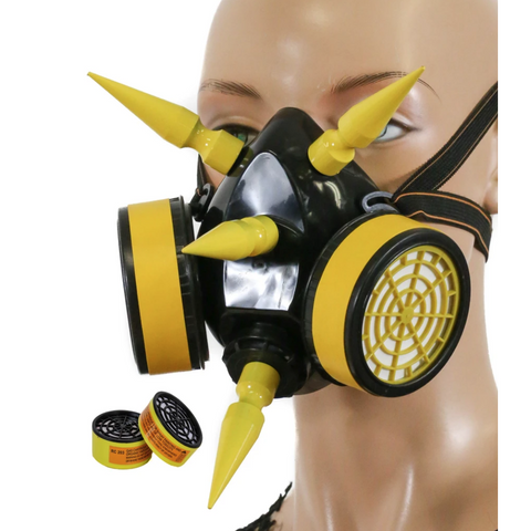 Large Spiked Gas Mask – AbracadabraNYC